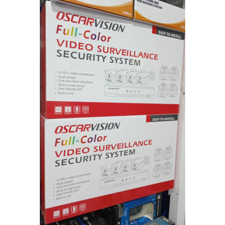 Vente de kit de 8 caméras de vidéosurveillance OSCARVISION Full-Color ...