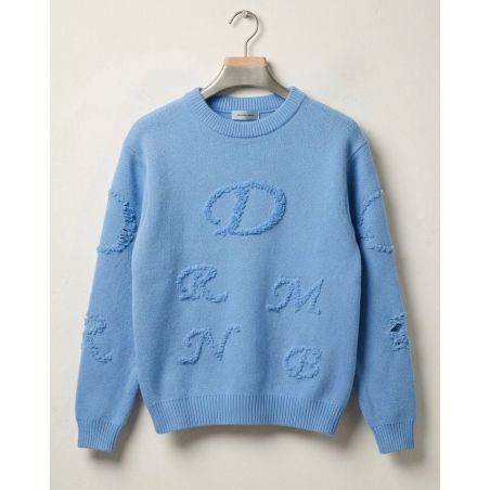 Vente de Pull bleu clair texturé (Homme & Femme) en Côte d’Ivoire