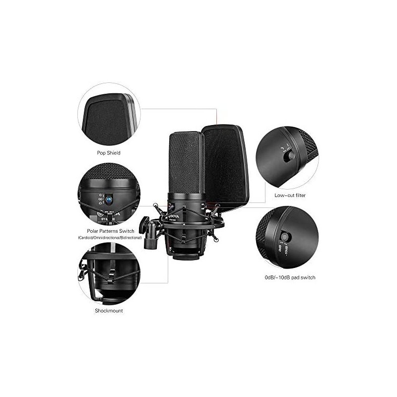 Vente Microphone de studio BOYA BY-M1000 en Côte d’Ivoire