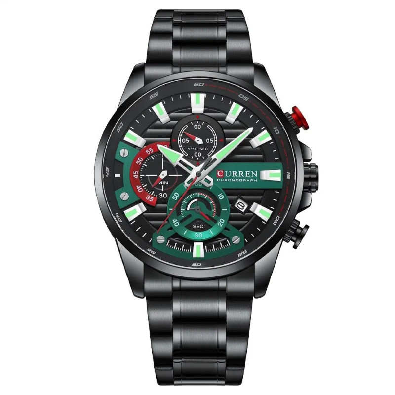 Vente montre homme Curren 8402 Vert en Côte d’Ivoire