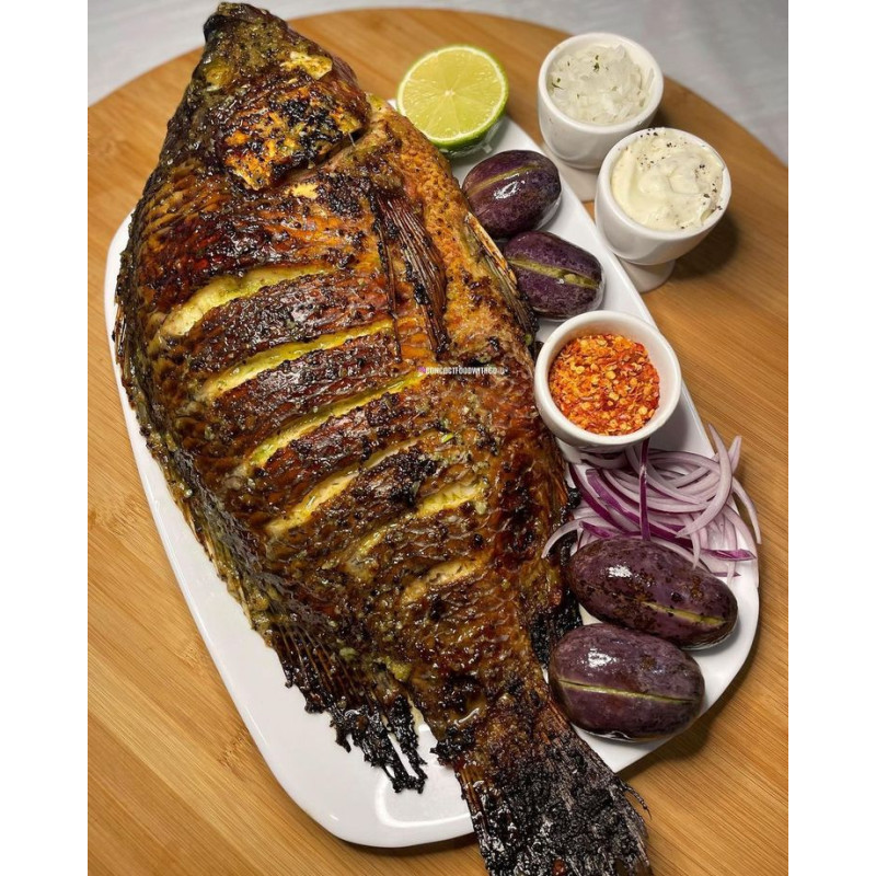 Vente de poisson tilapia (carpe) 800g+ (gros) carton de 10kg en Côte d ...