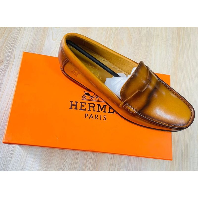 Souliers homme Hermes Paris (Marron)